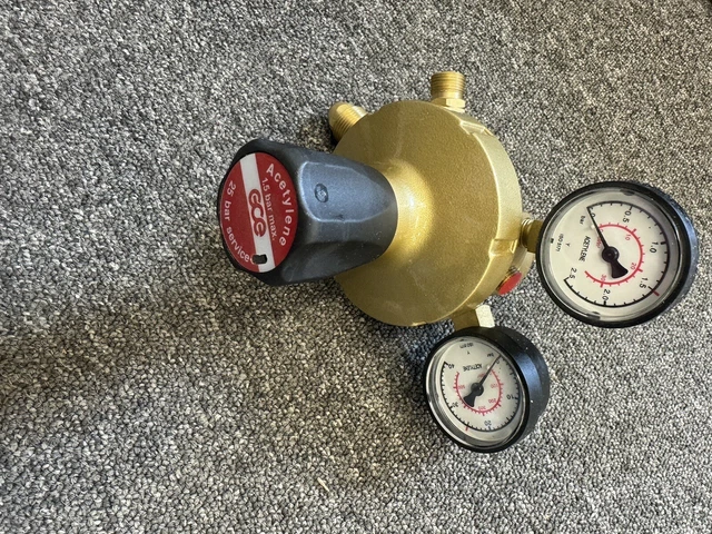 MULTI STAGE GCE Acetylene Regulator 1.5 Bar £10.00 - PicClick UK