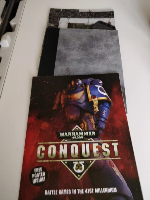 WARHAMMER 40K CONQUEST Poster and Kill Team Play Mats - G2 £0.99 ...