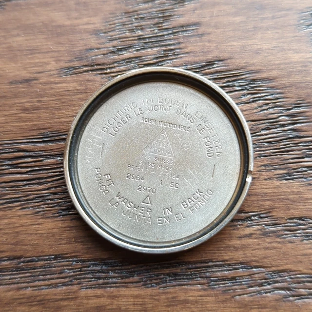 OMEGA 2964 1 SC Seamaster Steel Watch Case Back Part, Used (D279) £44. ...