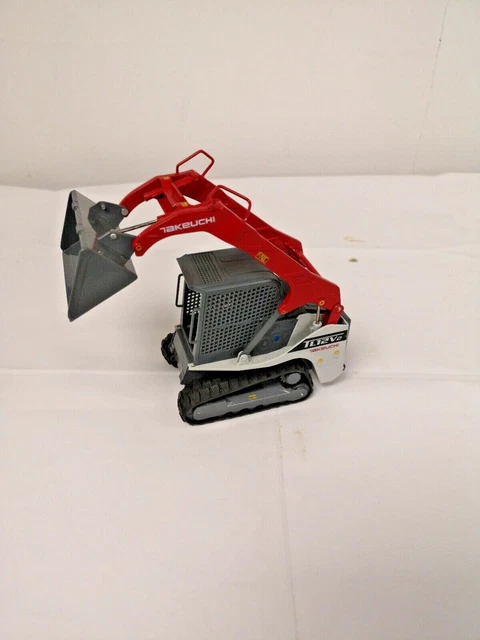 TAKEUCHI TL12V2 CONSTRUCTION Steer Track Loader Diecast 1/24 Red S2 £5. ...