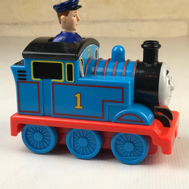 THOMAS THE TANK Engine 2009 Mattel Toy Train (Push Down Friction ...