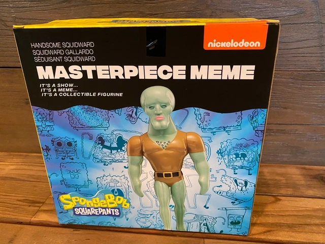 SPONGEBOB SQUAREPANTS MASTERPIECE Meme Handsome Squidward NIB ...