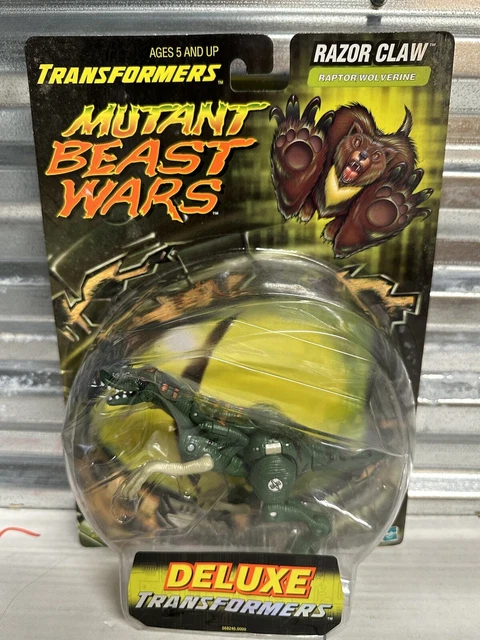 TRANSFORMERS MUTANT BEAST Wars Deluxe Razor Claw Action Figure Raptor ...