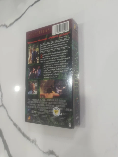 PYTHON VHS 2001 Casper Van Dien Robert Englund Sealed Watermark $49.95 ...