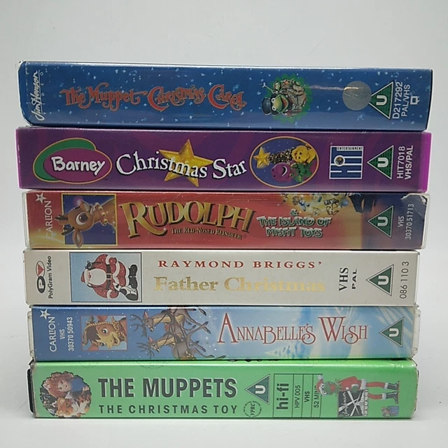 VHS TAPE JOB Lot x6, Kids Christmas, Animation/Puppets/Movies £10.00 ...