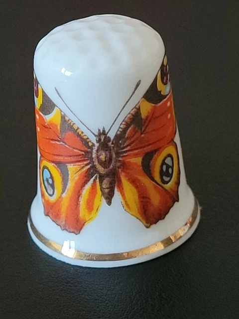 THIMBLE - BUTTERFLY - Fine Bone China £3.12 - PicClick UK