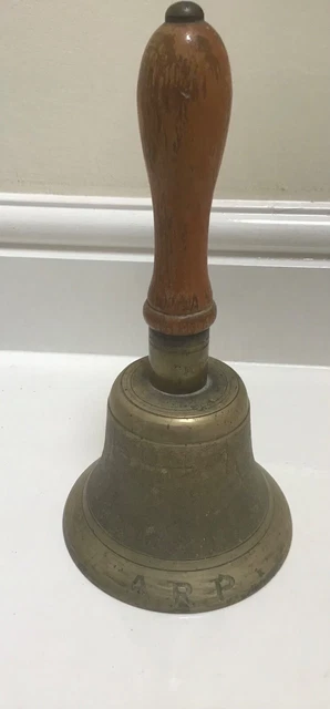 ORIGINAL WW2 HOME Front Guard Civil Defence 1939 Dated ARP Warning Bell ...