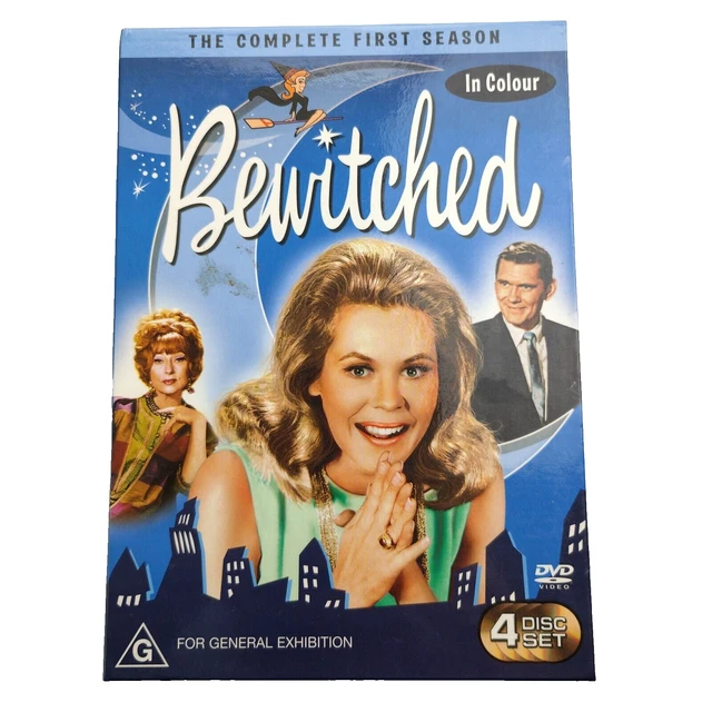 BEWITCHED DVD COMPLETE First Season Classic Tv Series Drama 1964 4 Disc ...