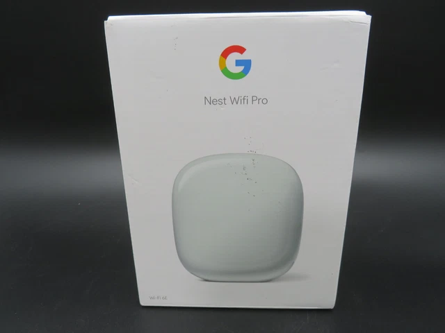 GOOGLE NEST WIFI Pro Wi-Fi 6E Home Wi-Fi System Mesh Wi-Fi Router Fog ...