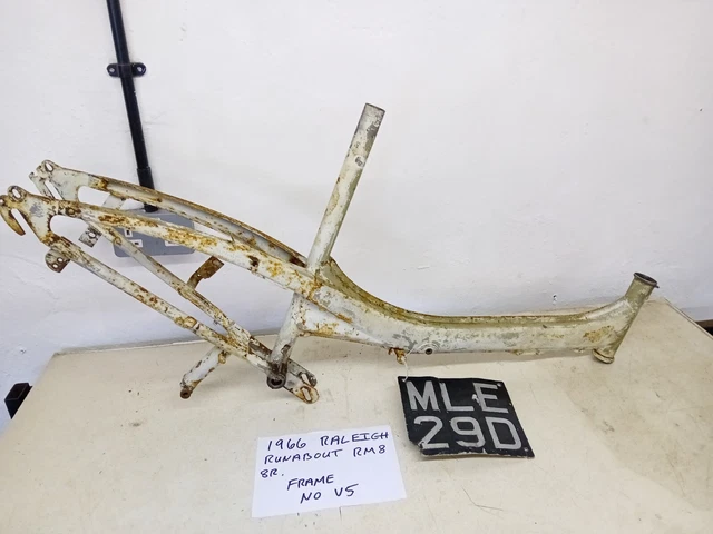 RALEIGH RUNABOUT RM8 1966 8R Frame & Number Plate No V5 £99.99 ...