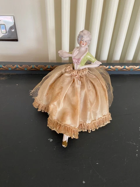 VICTORIAN/EDWARDIAN FULL BODY Crinoline Lady Pin Cushion Original ...