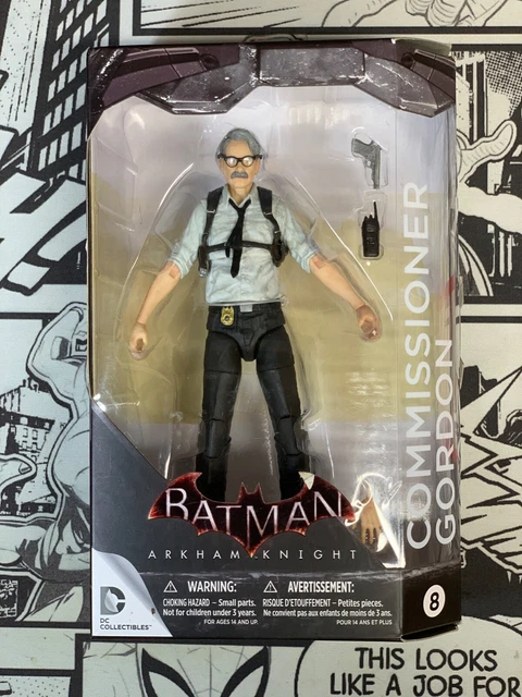 DC COLLECTIBLES BATMAN Arkham Knight S2 Commissioner Gordon #8 Action ...