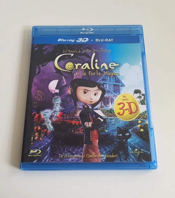 3D + 2D Coraline - Blu-Ray Versione 3D + 2D - Come Nuovo Fuori Catalogo EUR 39,90 - PicClick IT