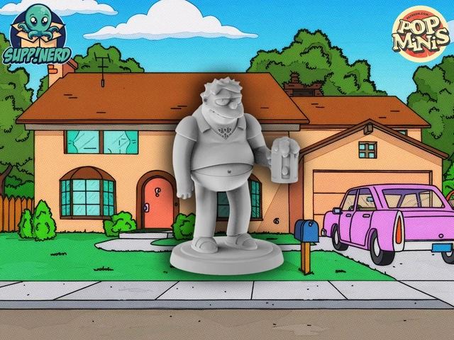 BARNEY GUMBLE | The Simpsons Miniatures | Model Designed by Pop Minis £ ...