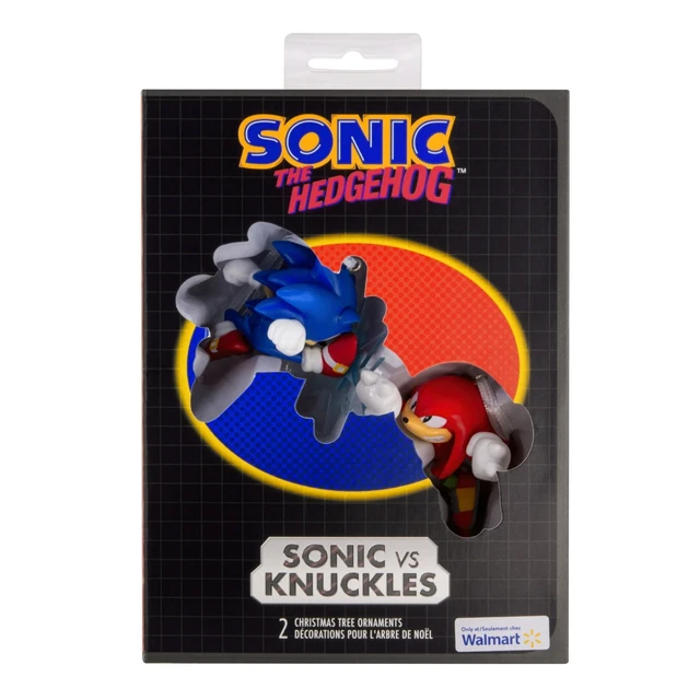 SONIC THE HEDGEHOG Vs Knuckles (2025) Hallmark Christmas Ornaments ...