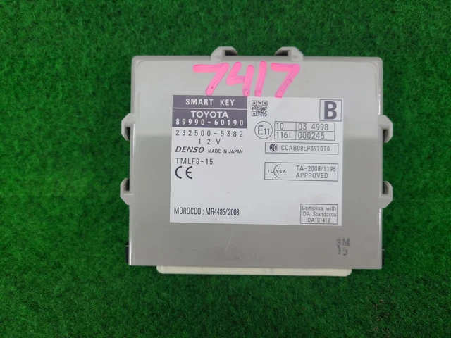 TOYOTA PRADO ECU 150 Series, Smart Key Module (Mounted Behind Glove Box ...