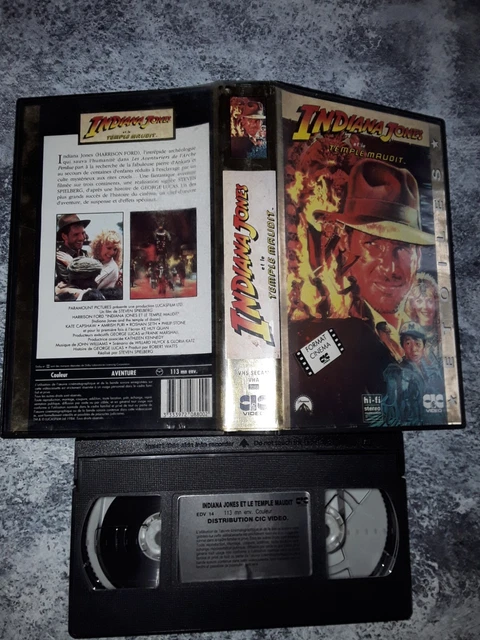 VHS INDIANA JONES Et Le Temple Maudit Cic Vidéo EUR 4,50 - PicClick FR
