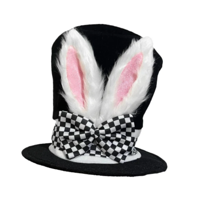 BUNNY EAR TOP Hat Performance Show Prop Easter Rabbit Costume ...