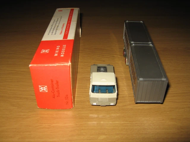 TRACTEUR À CONTENEURS Wiking Hanomag Henschel conteneur trans EUR 54,50 ...