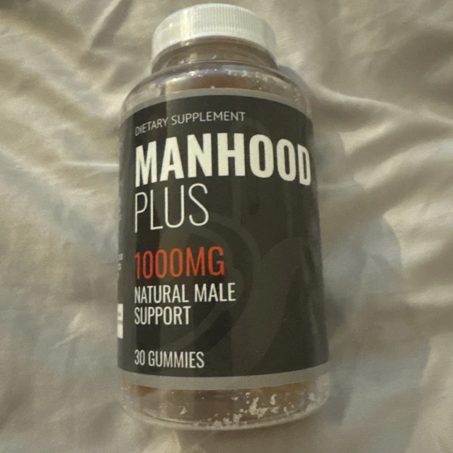 MANHOOD PLUS GUMMIES UK - Powerful Natural Ingredients/New & Sealed ...