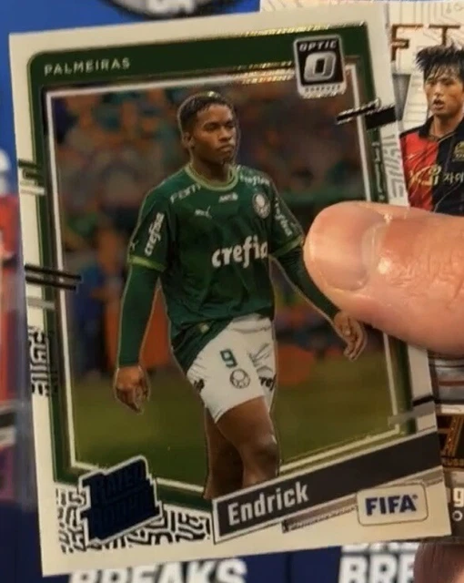 2023-24 DONRUSS SOCCER Endrick, 3 Cards: 1x Base + 1x Optic + 1x Rookie ...