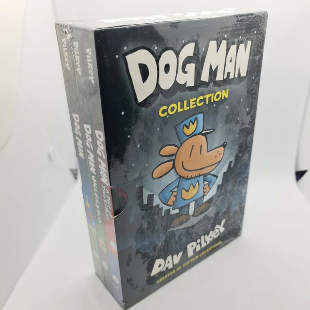 DOG MAN COLLECTION 1-3 HC Book Set Comic Graphic Novels by Dav Pilkey ...
