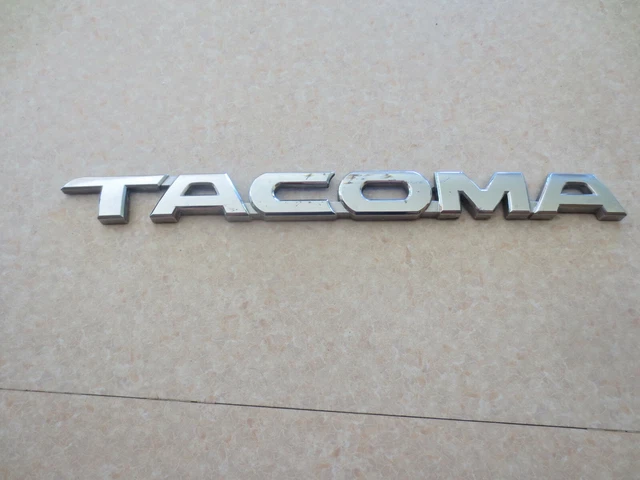 ORIGINAL TOYOTA TACOMA truck badge / emblem - - - - $30.00 - PicClick AU