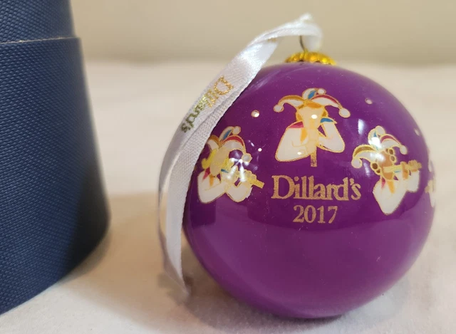 DILLARD'S 12 DAYS of Christmas "Eleven Pipers Piping 2017" Ornament w ...