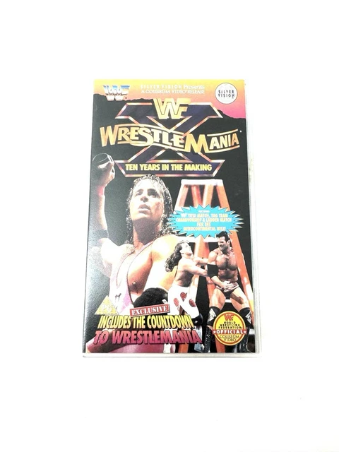 WWE WRESTLE MANIA 10 Vhs Wrestling Video Tape Vintage Wwf £12.91 ...