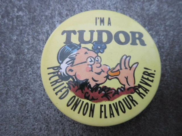 TUDOR CRISPS FLAVOUR Raver Pickled Onion Pin Badge Button (L26B) £9.99 ...