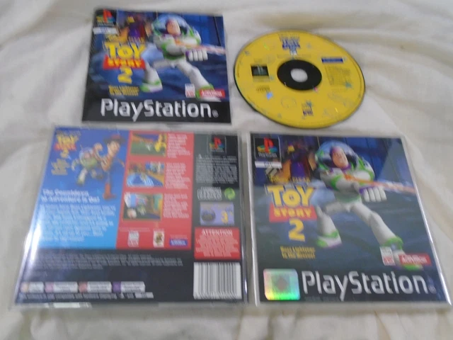 TOY STORY 2 PS1 (COMPLETE) Sony PlayStation rare Buzz Lightyear Disney ...