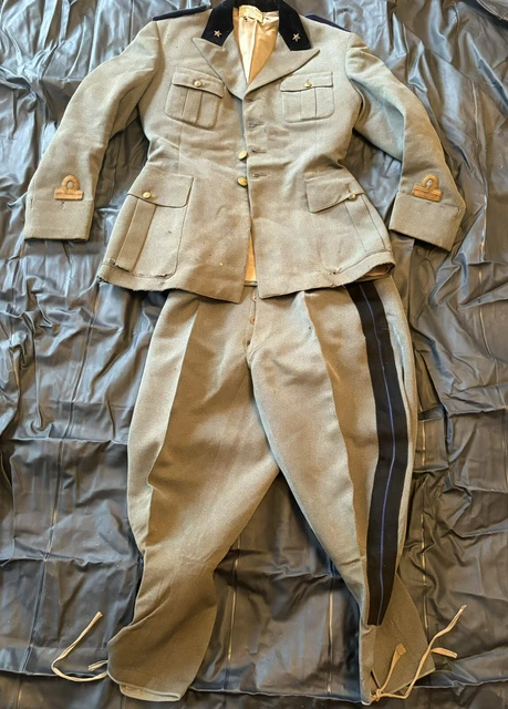 GIACCA PANTALONI DIVISA Uniforme Tenente Sussistenza Mod. 34 Regio ...
