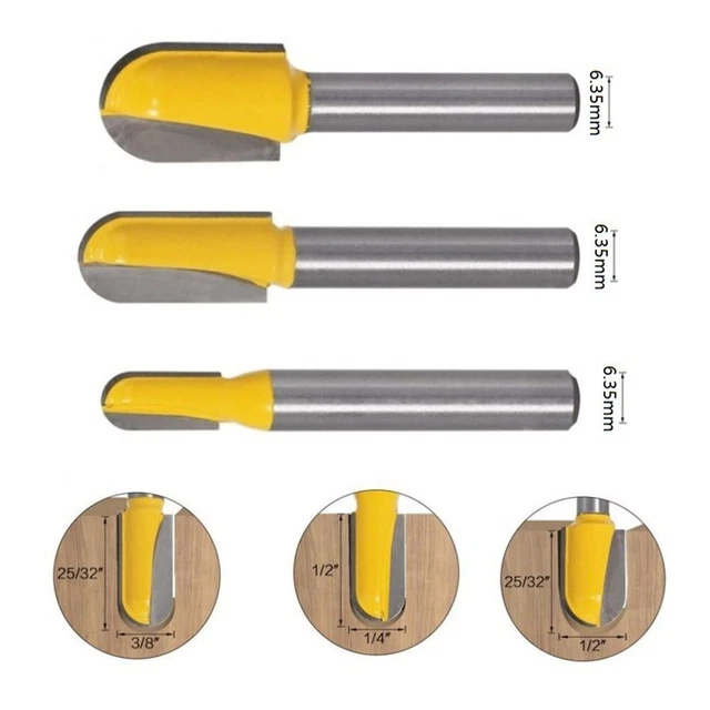 BIT ROUTER SCATOLA nucleare lama lunga lunga a lungo raggio naso ...