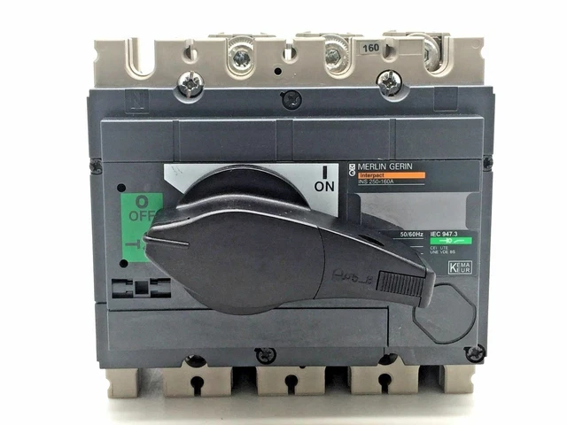 MERLIN GERIN INS250 Interpact Disconnect Switch INS250 160A 3P 3 Phase ...