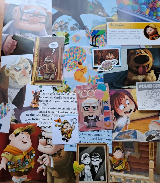 SMALL DISNEY PIXAR Up Scrapbooking Ephemera Pack Kit Bundle Paper ...