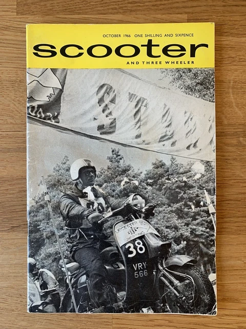 SCOOTER & THREE WHEELER Magazine October 1966 Lambretta Vespa EUR 23,35 ...