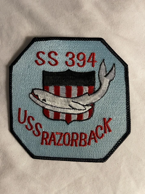 VINTAGE US NAVY USS RAZORBACK SS-394 SUBMARINE PATCH $14.99 - PicClick