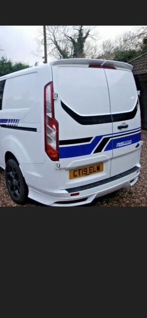 FORD TRANSIT CUSTOM 2014-2023 Rear Bumper Splitter New V3 £175.00 ...