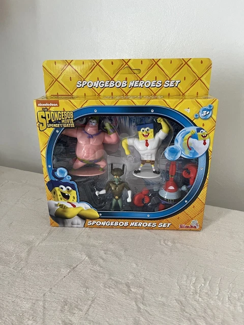 NEW SIMBA NICKELODEON SpongeBob Heros Set Sponge Out Of Water ...