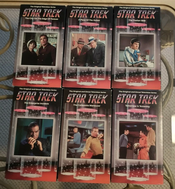 STAR TREK VHS Tapes The Original Uncut Television Series TV six ...