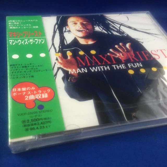 MAXI PRIEST: MAN With The Fun (RARE JAP 1996 1ST PRESS CD +2 BONUS TKS ...