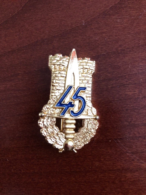 INSIGNE 45E RÉGIMENT D’infanterie EUR 8,00 - PicClick FR