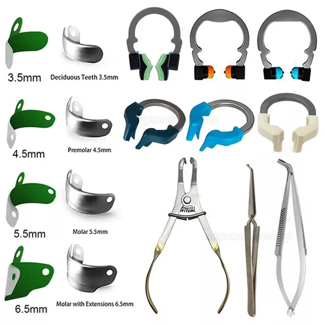 DENTAL MATRIX BANDS Ring Sectional Matrice Clamp Fit Garrison Palodent ...