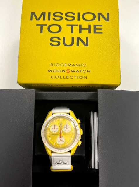 OMEGA X SWATCH - Bioceramic MoonSwatch - Mission to the sun- NUOVO EUR ...