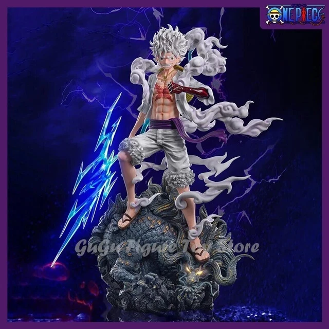 32CM ONE PIECE Anime Luffy Gear 5 Figure Statue Nika Luffy Gear 5 ...