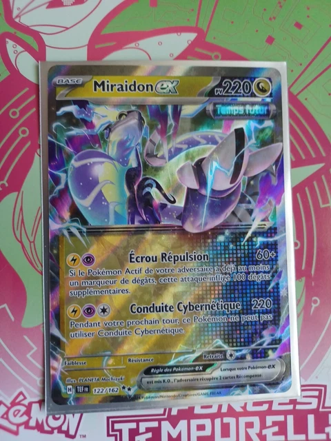 CARTE POKÉMON MIRAIDON EX 122/162 EV05 Forces Temporelles TEF FR EUR 5 ...