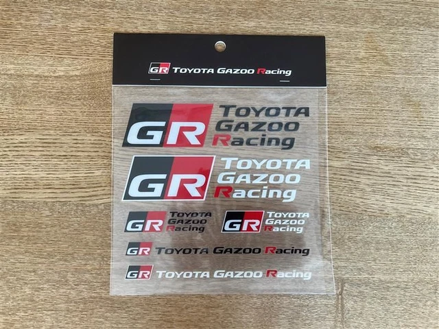 TOYOTA GAZOO RACING Logo sticker set A JDM A302-GR18A009 Genuine OEM ...