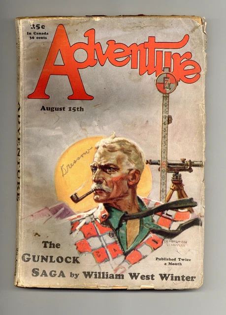 ADVENTURE PULP/MAGAZINE AUG 15 1928 Vol. 67 #5 GD £40.58 - PicClick UK