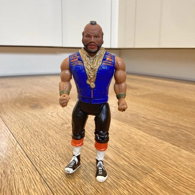 VINTAGE THE A-TEAM B.A. BARACUS Mr. T 6" Action Figure Cannell Galoob ...