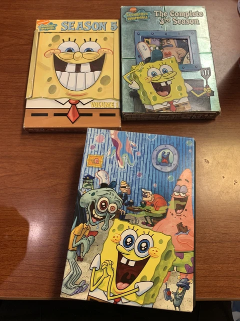 SPONGEBOB DVD LOT season 3 /5/2 look all pictures One Miss DVD Pic 10 £ ...
